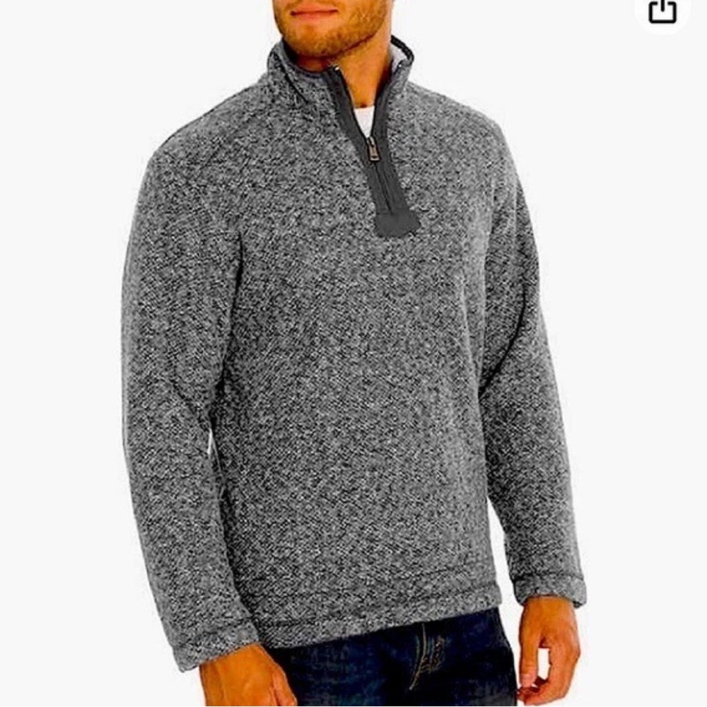 Orvis Men's Brighton Quarter Zip Sweater Sherpa Workw… - Gem
